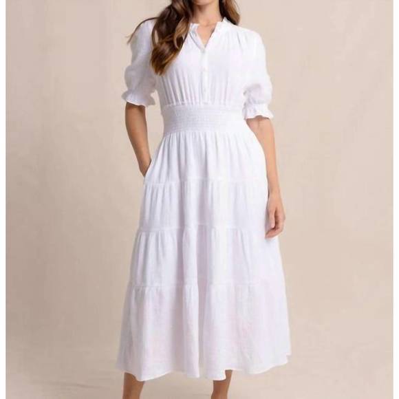 Southern Tide | Dresses | New Southern Tide Christa Short Sleeve Maxi ...